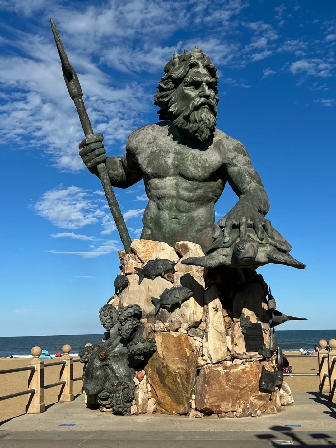 VA Virginia Beach – King Neptune Statue Check-In! 🌊👑 by Thomas Bernard ...