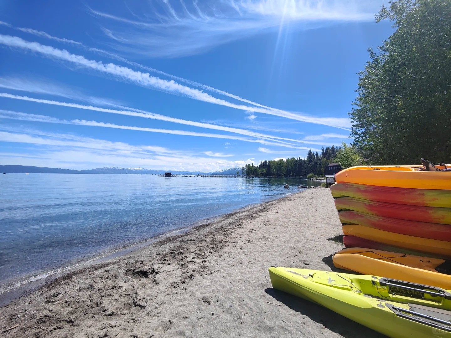 📍 Tahoe City Kayak and Paddleboard at Commons Beach by Amelia Elena ...